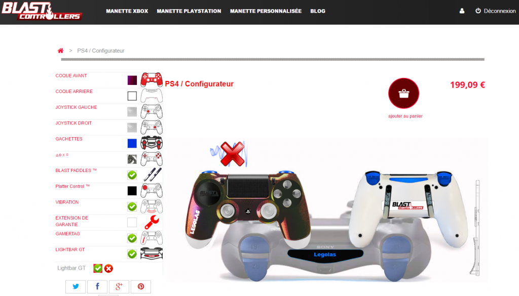 Test de la manette personnalisée Blast Controllers – LegolasGamer